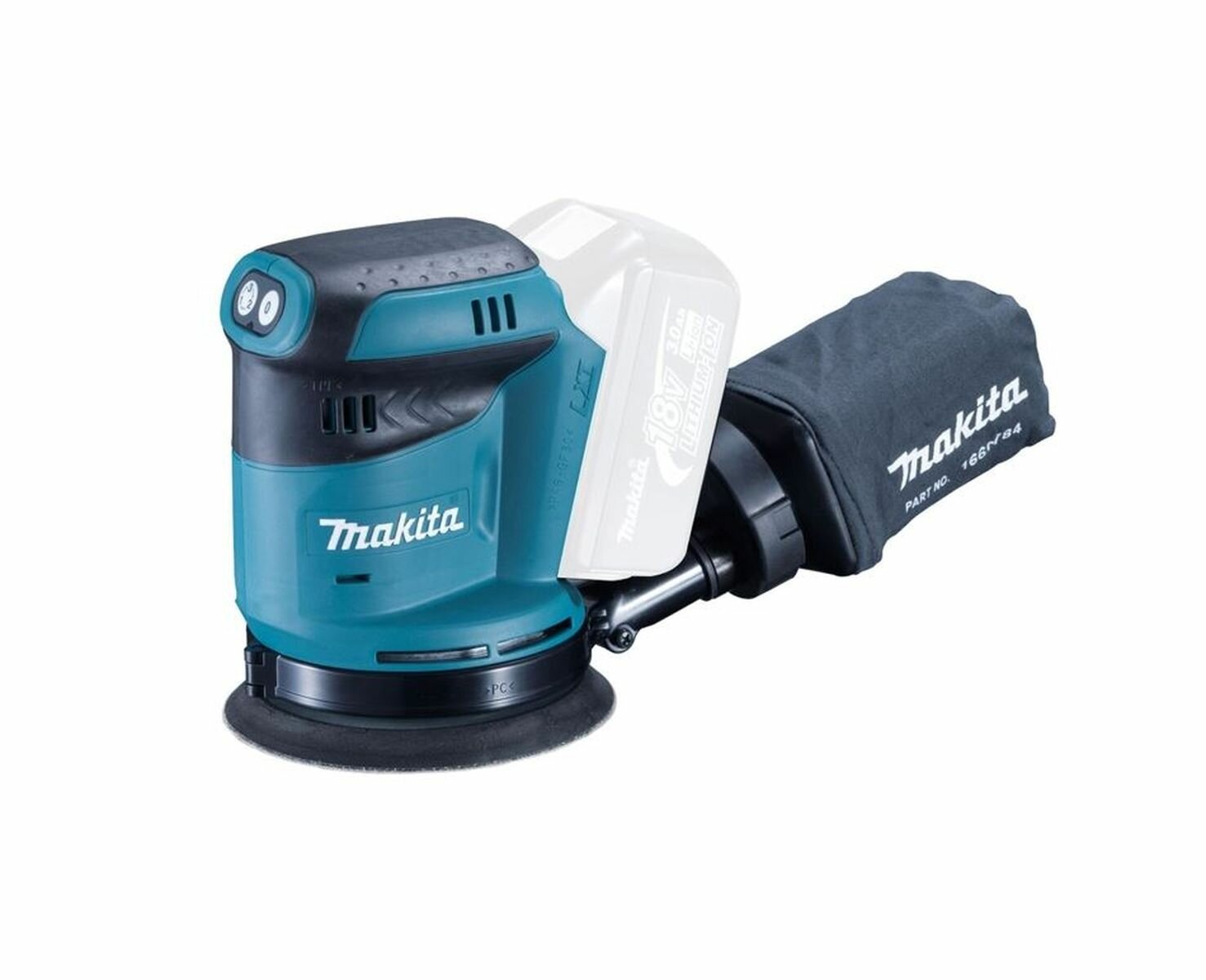 Аккумуляторная эксцентриковая шлифмашина Makita DBO180Z 18в. 11000 об/мин (без АКБ и З/У)