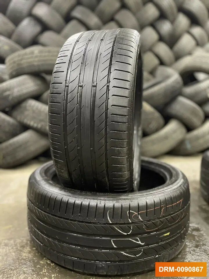 Комплект (2 шт) летних БУ шин Continental ContiSportContact 5 255/40 R20 30% износ 8028494688