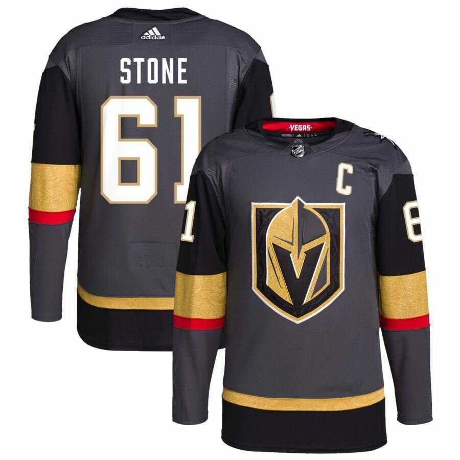 NHL джерси хоккейная Вегас Голден Найтс Vegas Golden Knights Jersey 61 Mark Stone хоккейная форма игровой джерси 61 номер