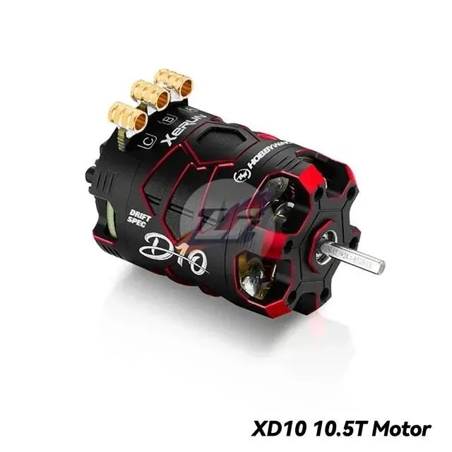HOBBYWING XERUN D10 10.5T (красный)Бесщёточный мотор для RC дрифт-моделей масштаба 1/10