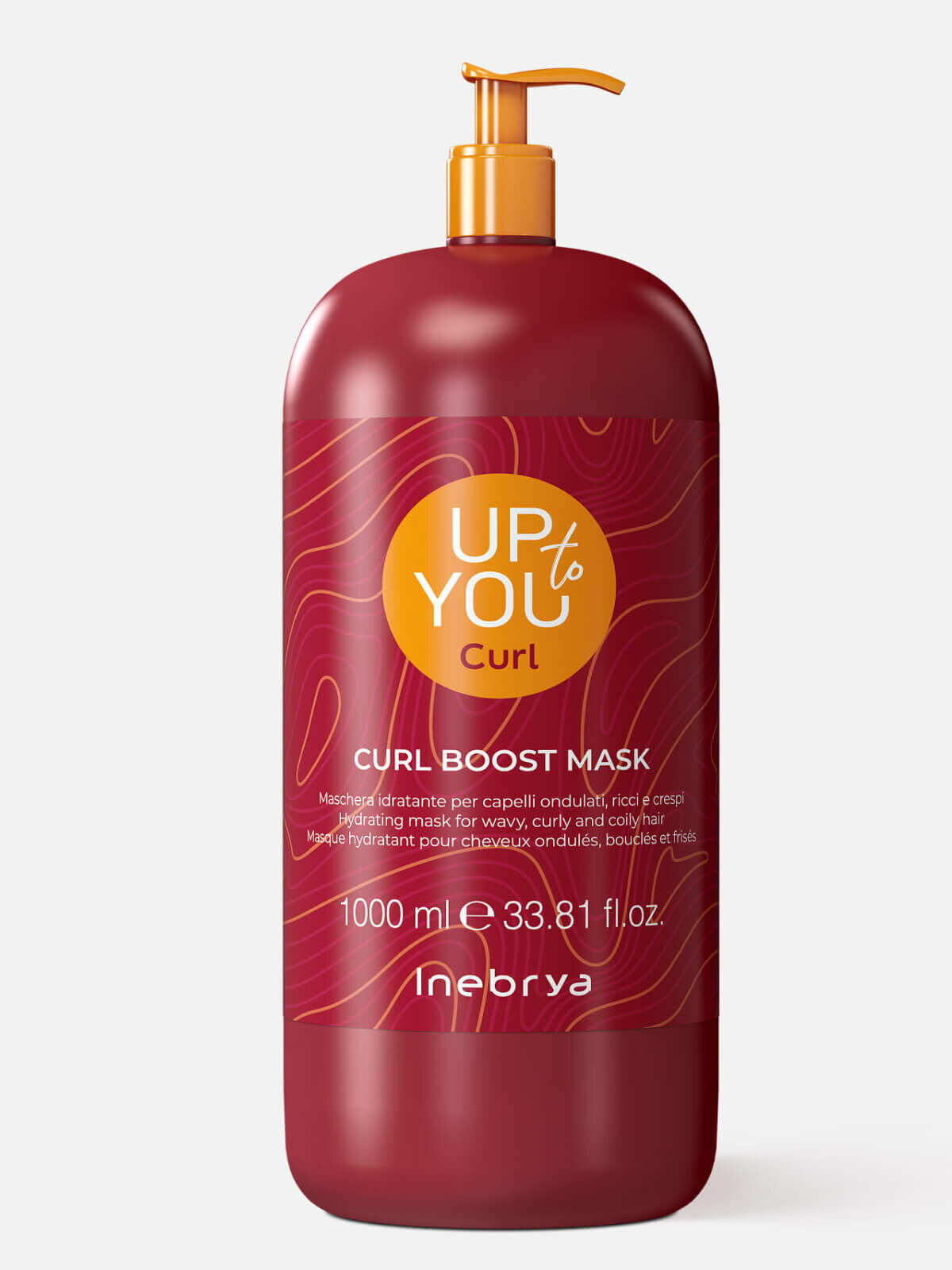 Увлажняющая маска для кудрявых волос Inebrya Up To You Curl Boost Mask, 1000 мл