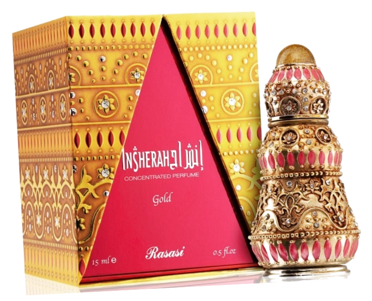 Rasasi Insherah Gold женские масляные духи 15 мл / Расаси Иншера Золото