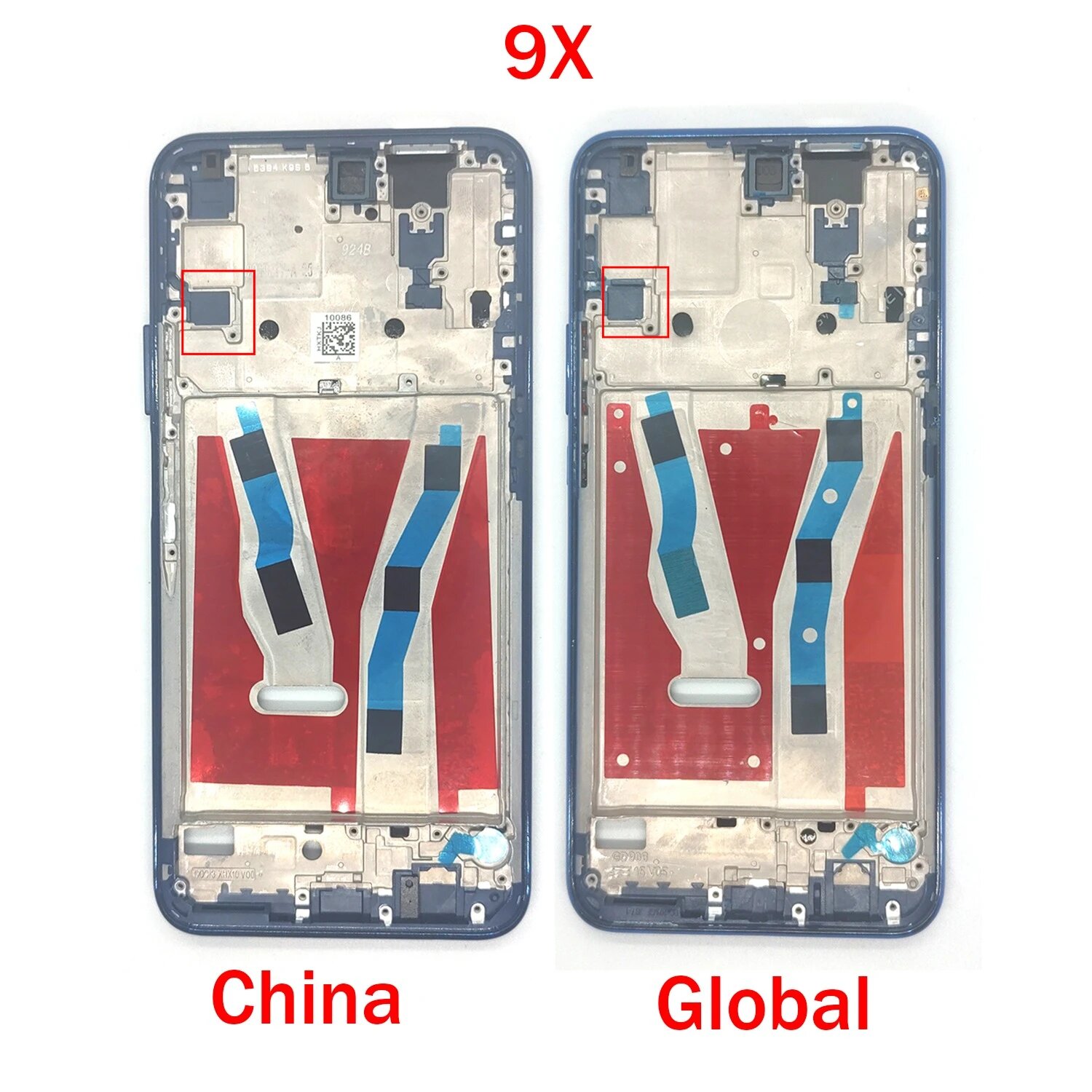 Рамка для Huawei Honor 9X Global black