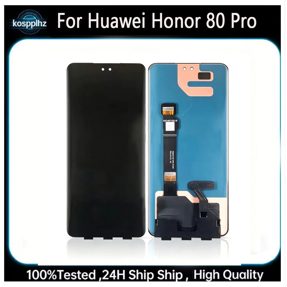 6,78-дюймовый OLED-дисплей для Huawei Honor 80 Pro ANP-AN00, сенсорный экран с диджитайзером, запасные части для замены экрана Honor 80 Pro ANP-AN00.