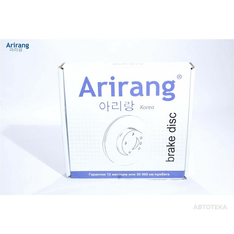 Диск переднего тормоза Chevrolet (Lacetti 03-08) ARIRANG ARG291013