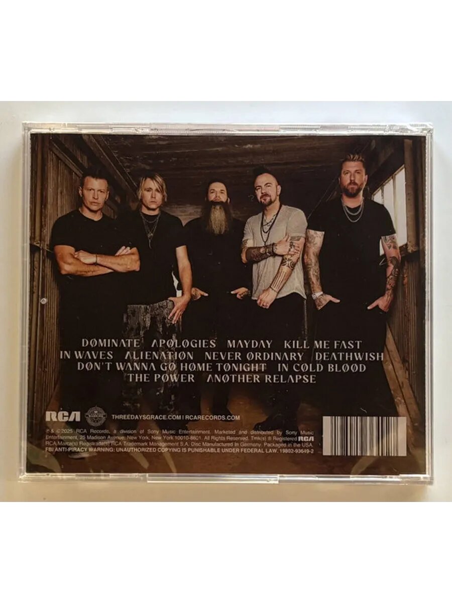 Three Days Grace - Alienation (CD) — фото 1