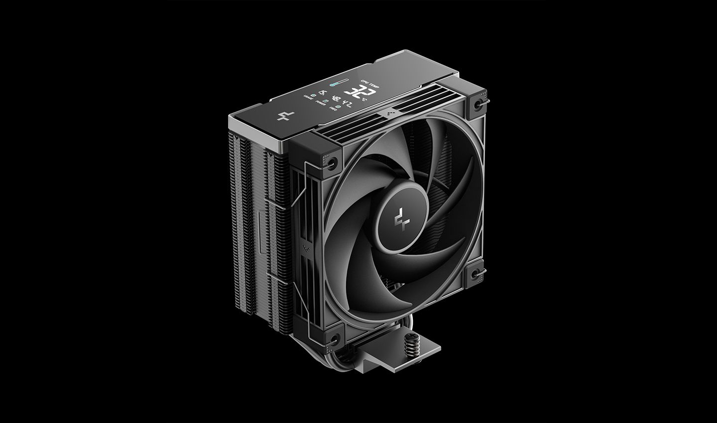 Кулер для процессора DeepCool 120мм, 31.5 дБ, 63.4 CFM PWM, AK400 G2 DIGITAL NYX, совместимость по размеру и разъему