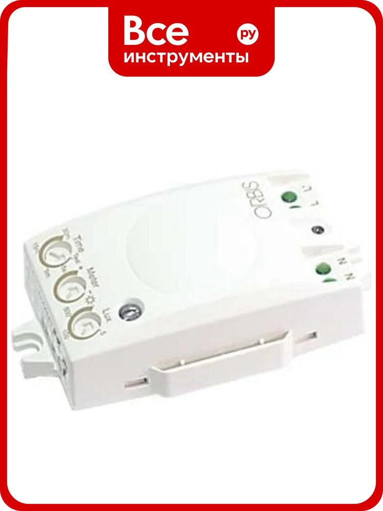 Датчик движения Orbis 360 градусов ECOMAT MINI IP20 белый OB135012