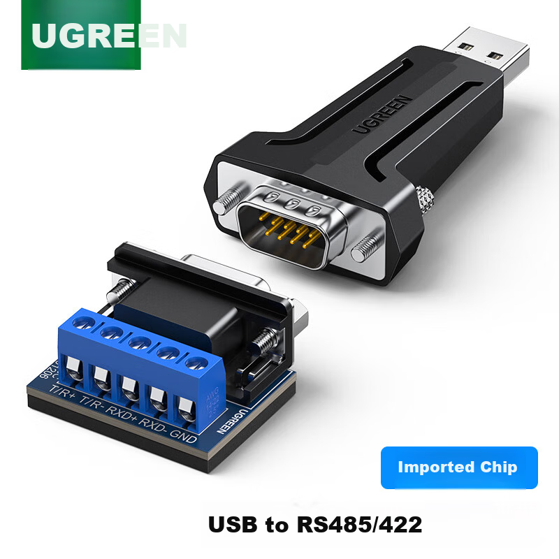 UGREEN USB к RS485/422 Последовательный Конвертер Промышленный Класс Чип FT232 9-Пиновый COM Порт Кабель Модель：USB к
