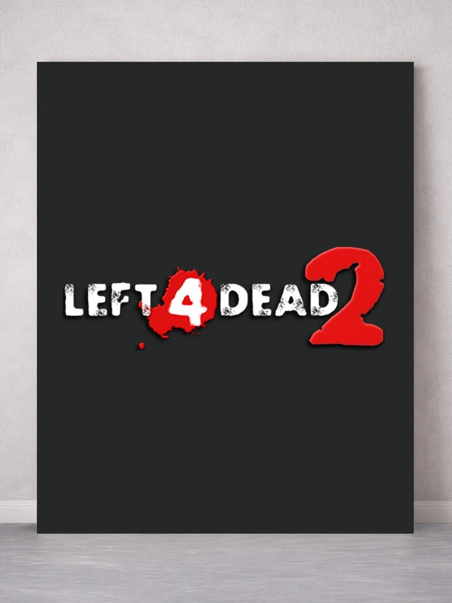 Картина на стену 40х50 см Left 4 Dead 2