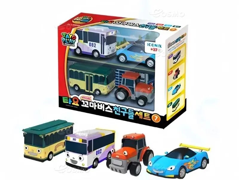 Tayo Набор мини-игрушечных машинок