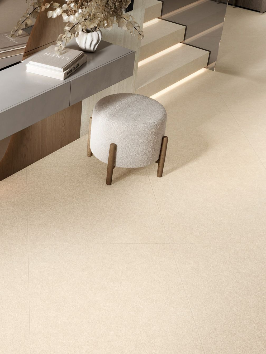 Керамогранит LCM Невел кремовый / Nevel Crema 8080NVL11M Матовая 800x800