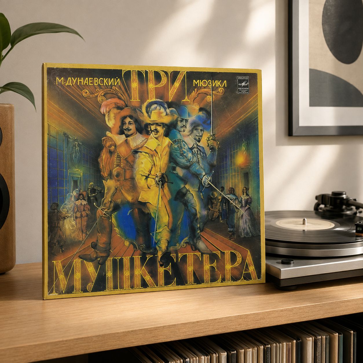 Виниловая пластинка "Три мушкетёра. Мюзикл М. Дунаевского", 3 пластинки, Мелодия, 1983 г, LP