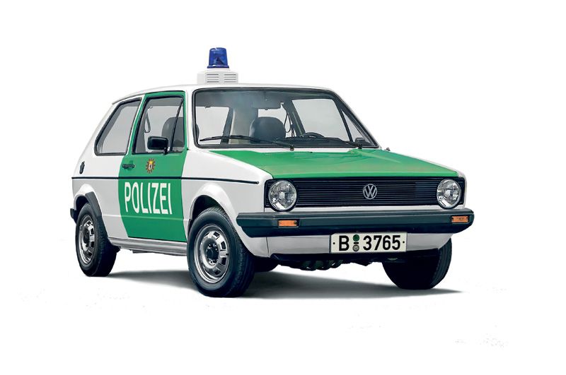 Сборная модель Italeri Автомобиль VW Golf Polizei/Полиция , 3666