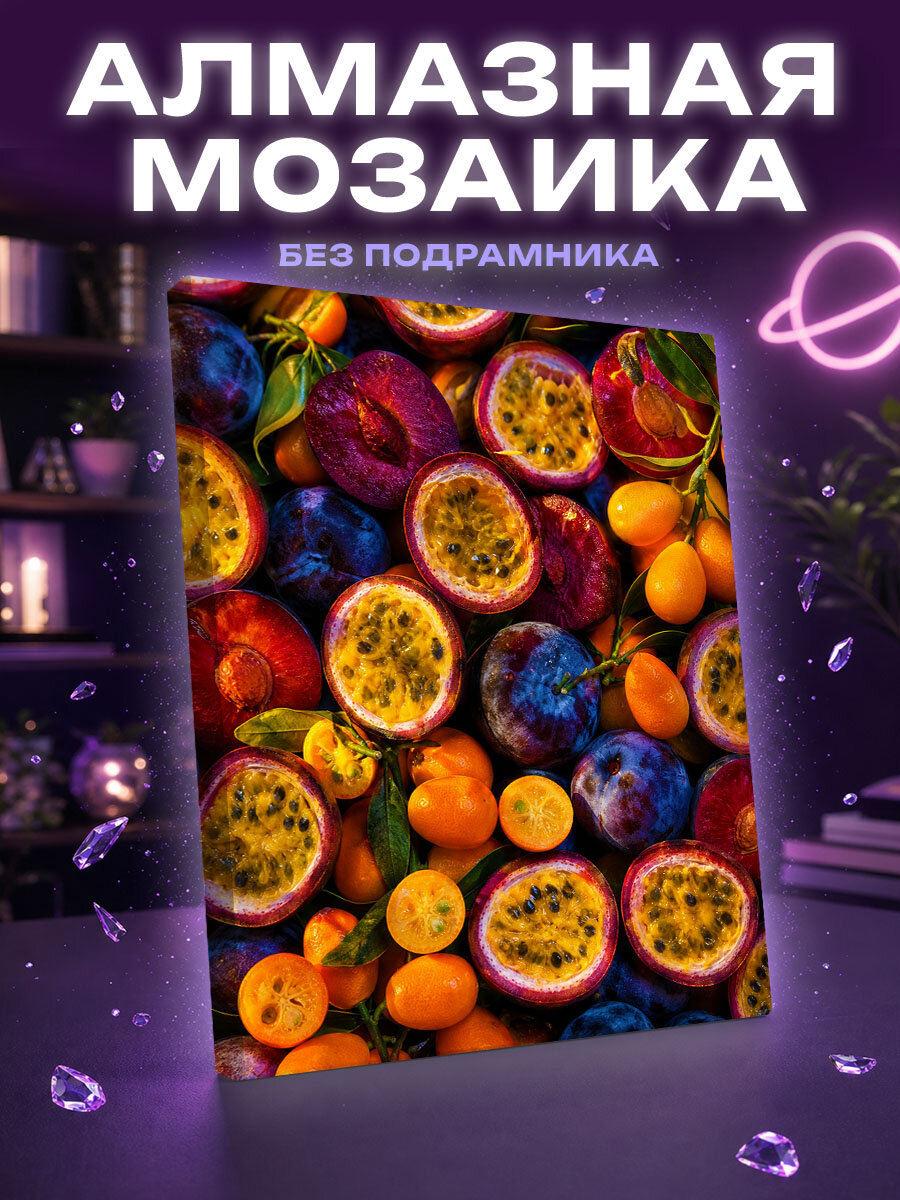 Алмазная мозаика Закатная мозаика экзотических плодов