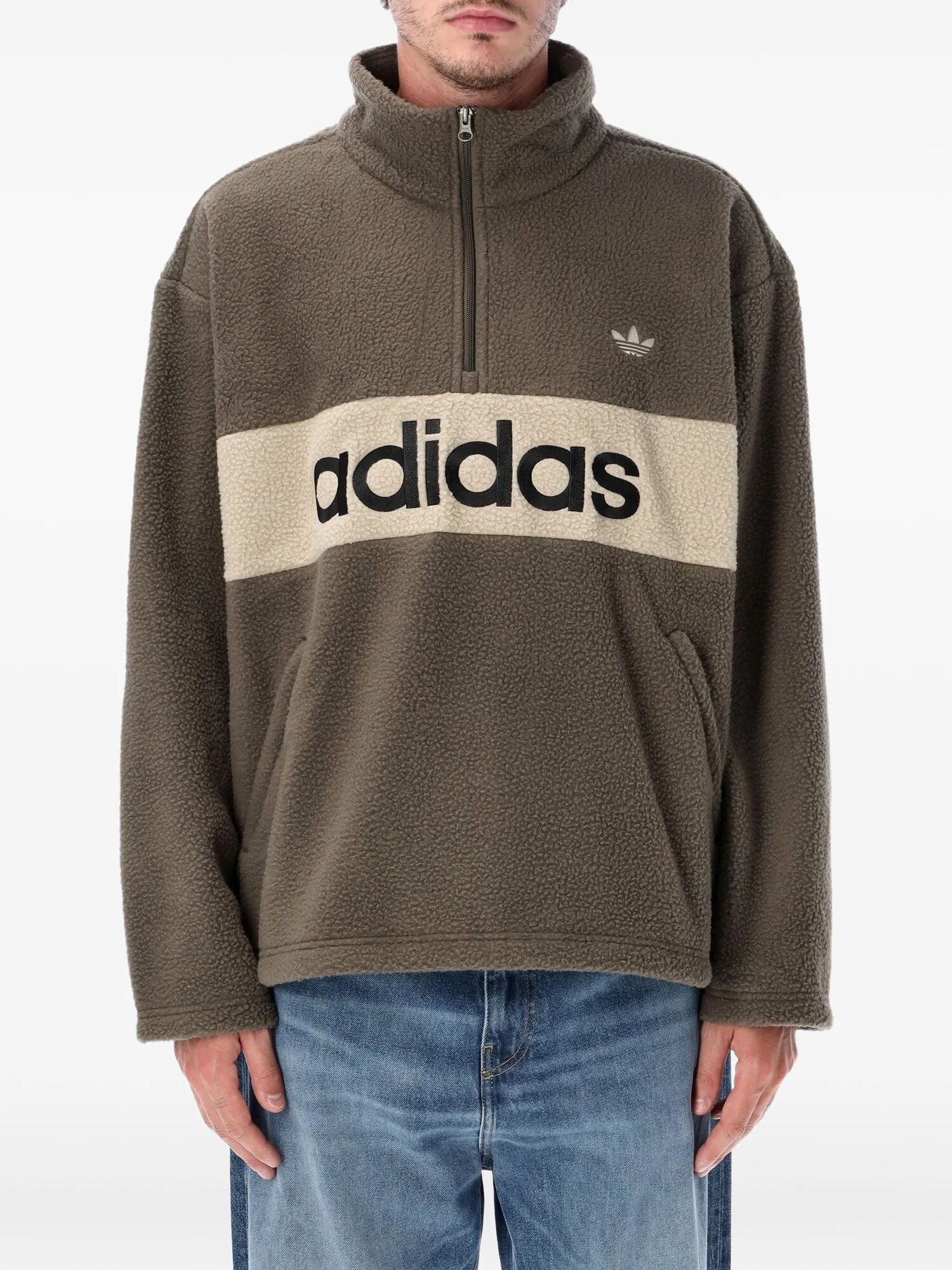 Свитер Logo-print fleece sweater