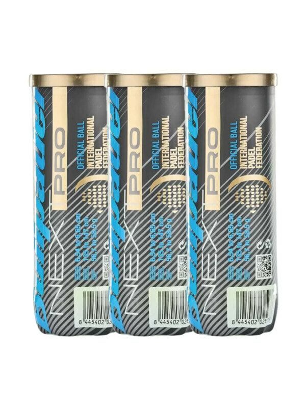 Мяч для падел тенниса TRIPACK OF 3 BULLPADEL FIP NEXT PRO 3-BALL CANISTERS