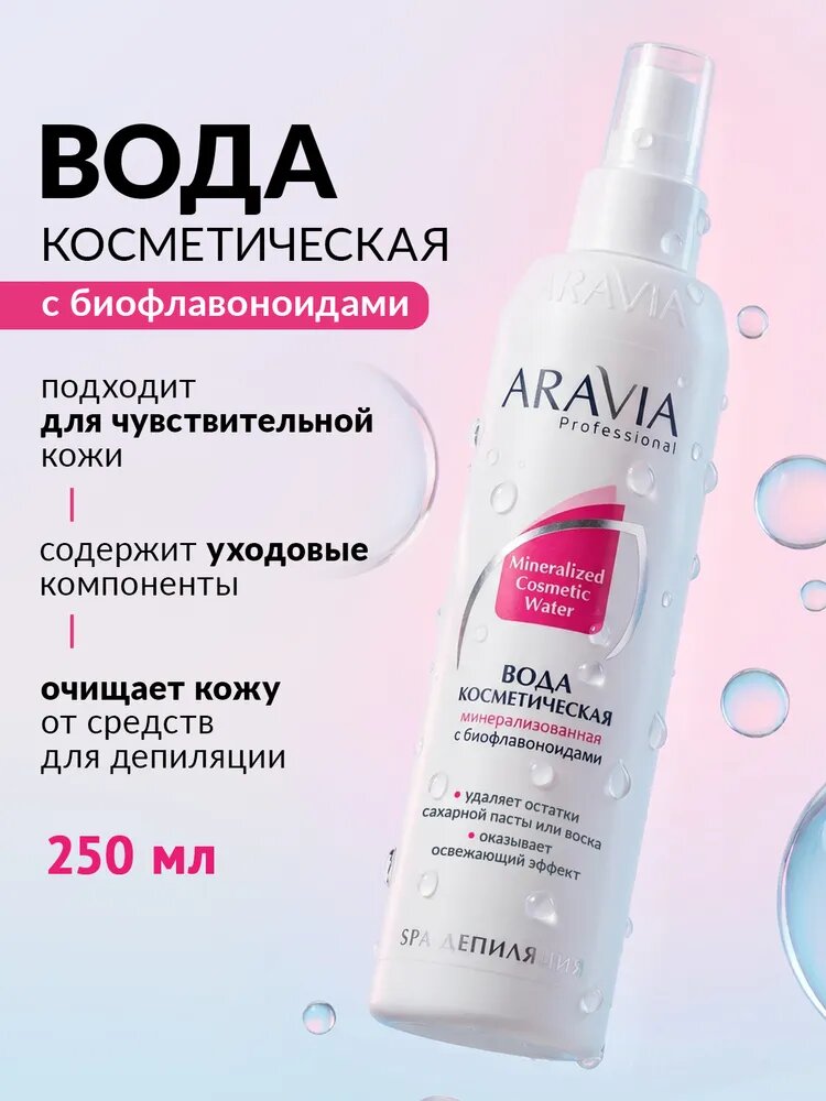 ARAVIA Professional Лосьон после депиляции успокаивающий спрей для кожи 250 мл