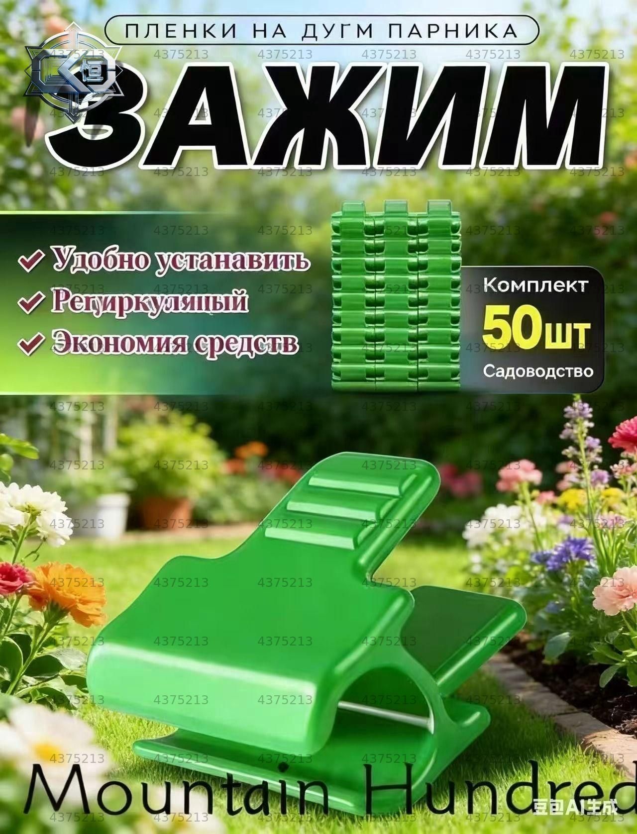 Комплект дуг для парника40 х 30мм, ПВХ (поливинилхлорид), 50 шт