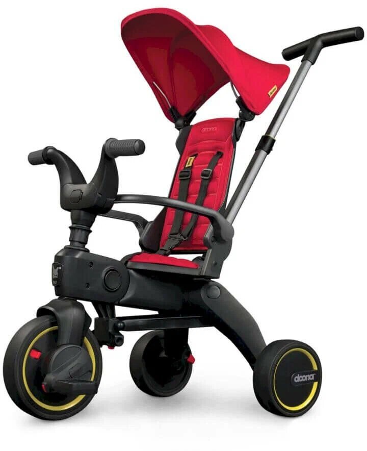 Велосипед - коляска 3-х колесный складной Simple Parenting Doona Liki Trike S1, цвет Flame Red