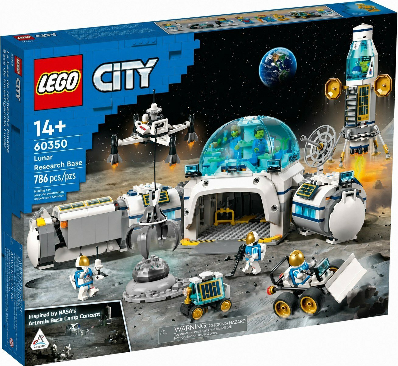 Конструктор LEGO City Space Port 60350 Лунная научная база, 786 дет.