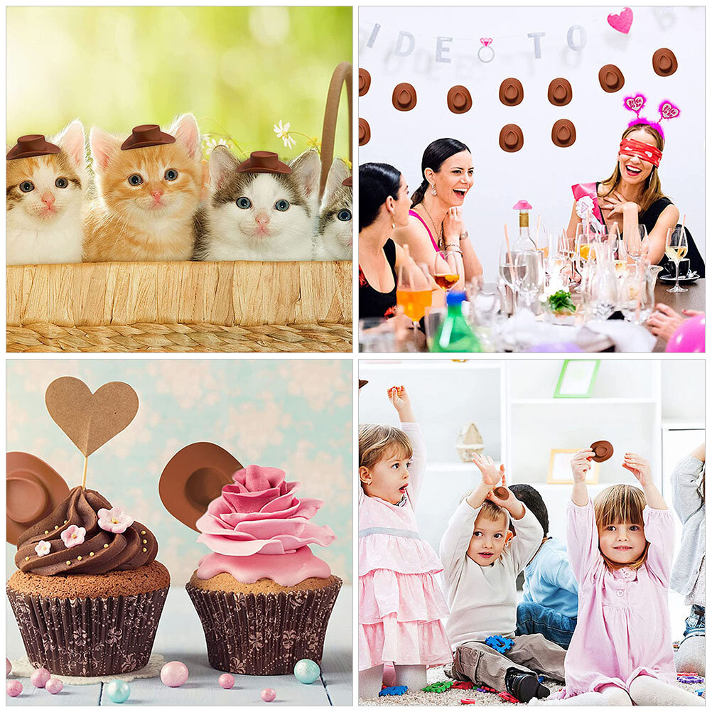 30 Штук Миниатюрные Шляпы Для Кукол Оформление Праздников 5 5X4 4Cm