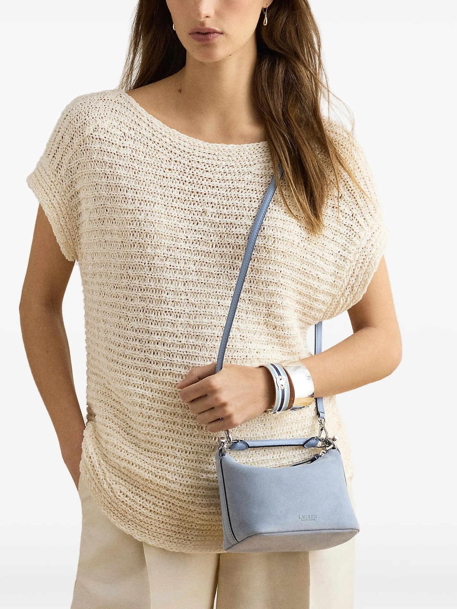 Сумка Lauren Ralph Lauren Blaike, blue — фото 1