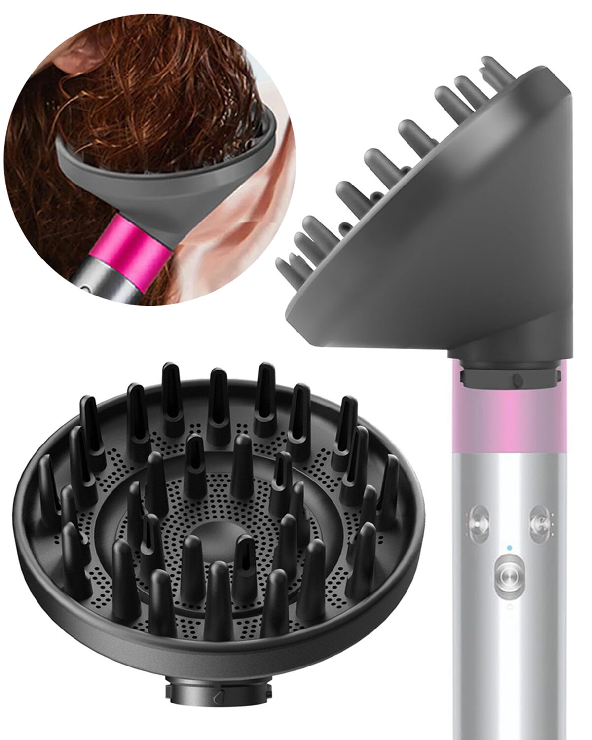 Диффузор насадка на фена стайлер для волос Dyson airwrap HS05 HS01