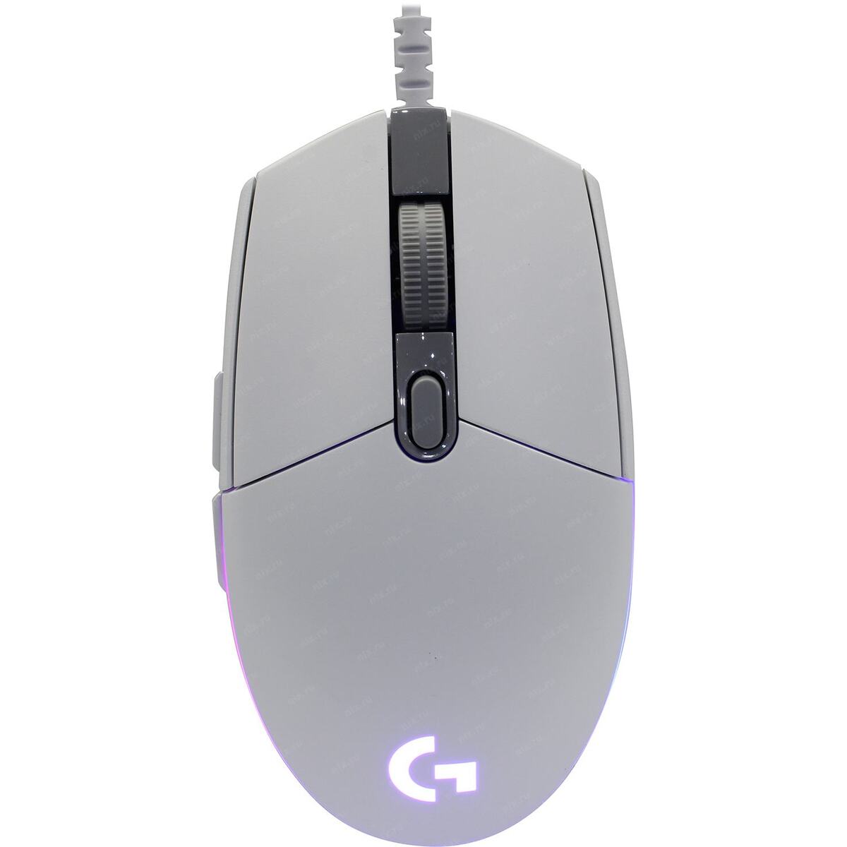 Logitech G102 LIGHTSYNC White Mouse 910-005824/910-005809 (RTL) USB 6btn+Roll — фото 1