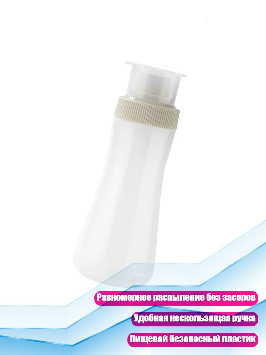 Большая бутылка для посыпки выпечки, сливки - 350ml