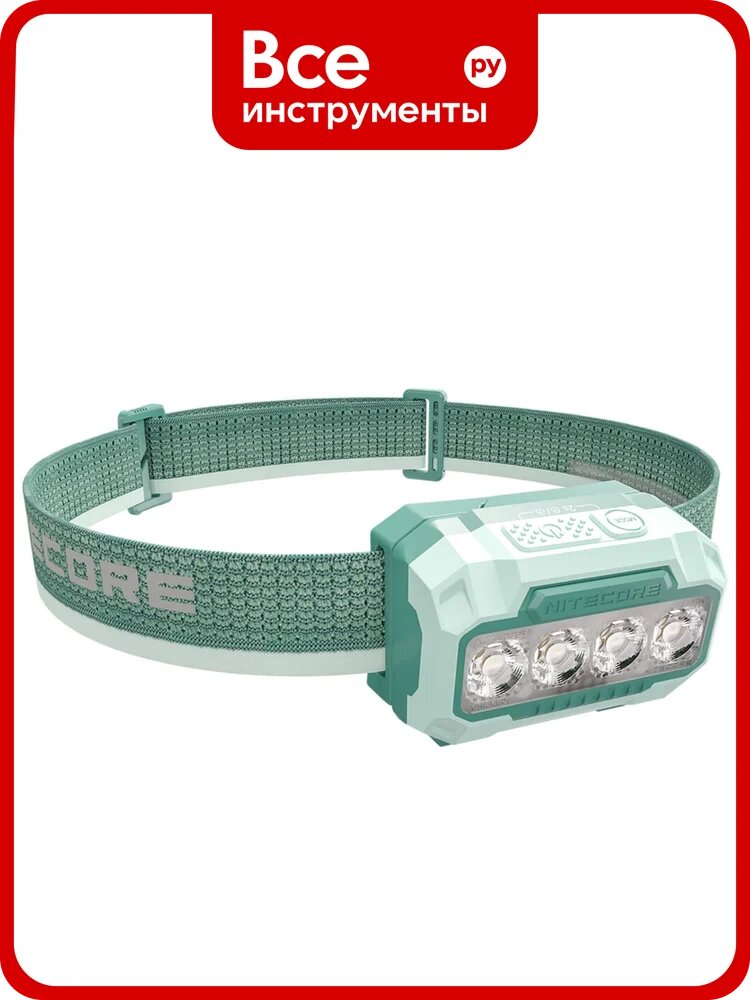 Налобный фонарь NITECORE HA23 UHE/MCT Green 600 Люмен, 132 м, 125 ч, HLB1500 3417