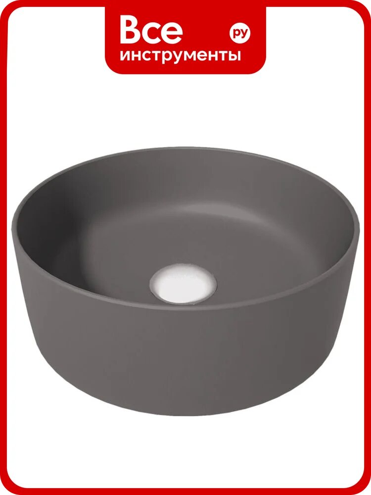 Накладная раковина Teymi Lina D41 графит матовый T50196 ЦБ-00269572