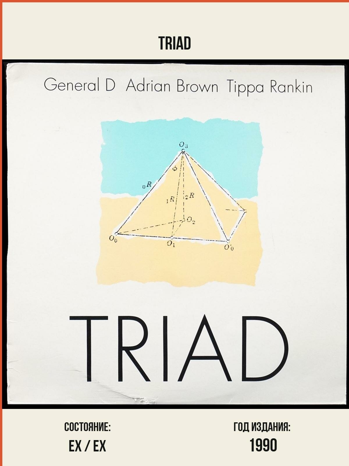 Виниловая пластинка Nubian Adrian Brown – Triad