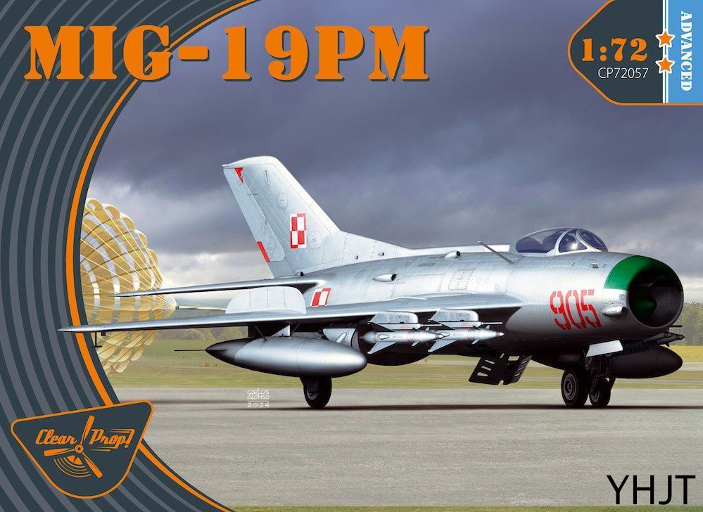 Сборная модель МиГ-19ПМ 1/72 Clear Prop