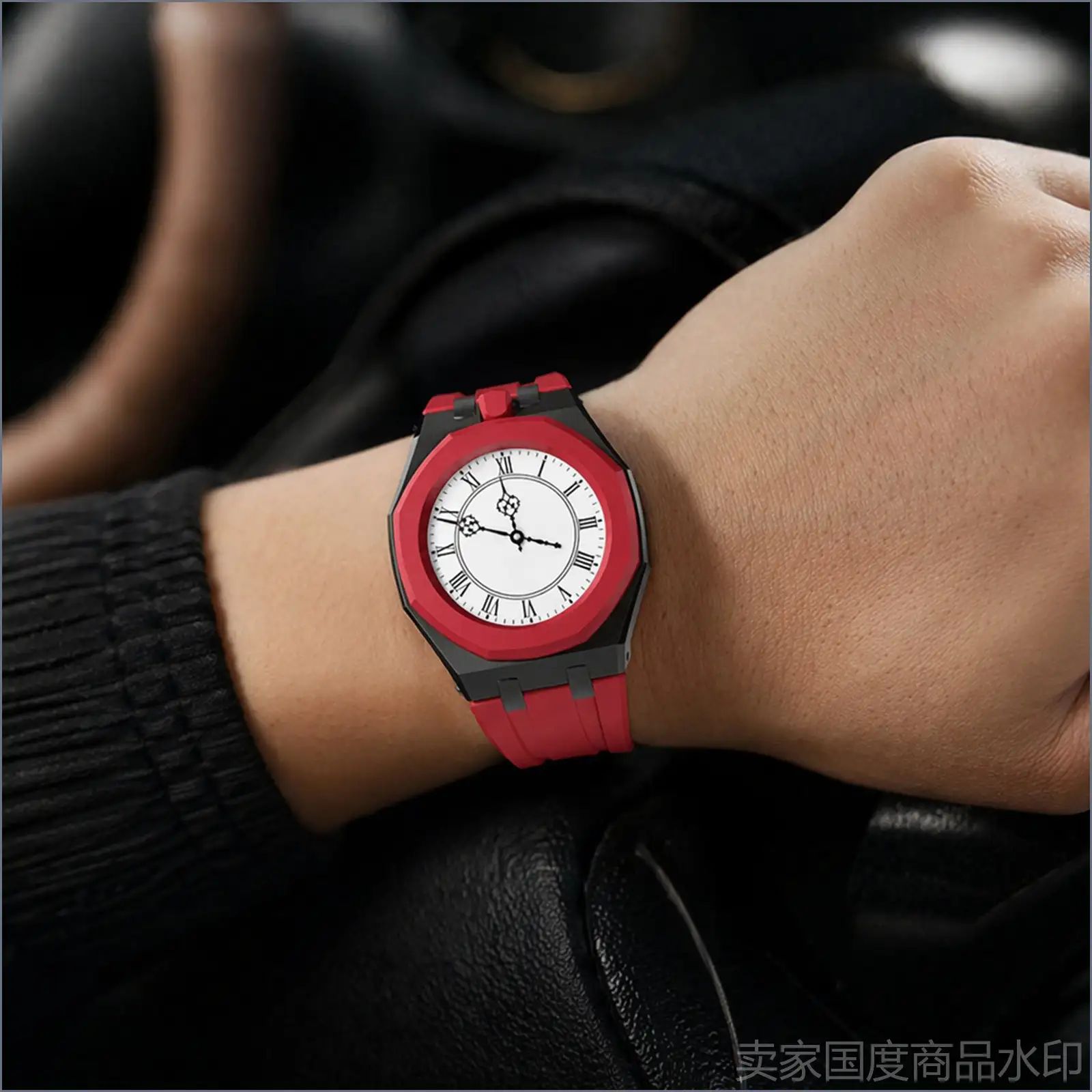Ремешок для часов Swatch x Royal Pop, стальной корпус и силиконовый ремень, направление крепления 12 часов