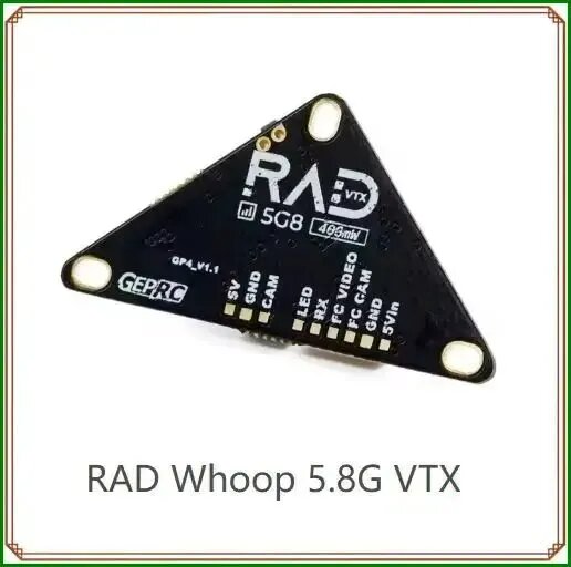 Видеопередатчик VTX RAD Whoop 5,8 ГГц, 32 канала, треугольная конструкция