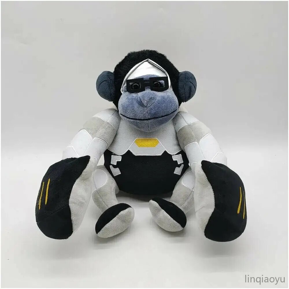 Мягкая плюшевая игрушка Уинстона из игры Overwatch в подарок на Рождество.