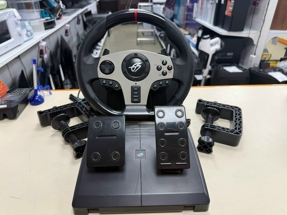 Руль DEXP Wheelman 1 черный, б/у