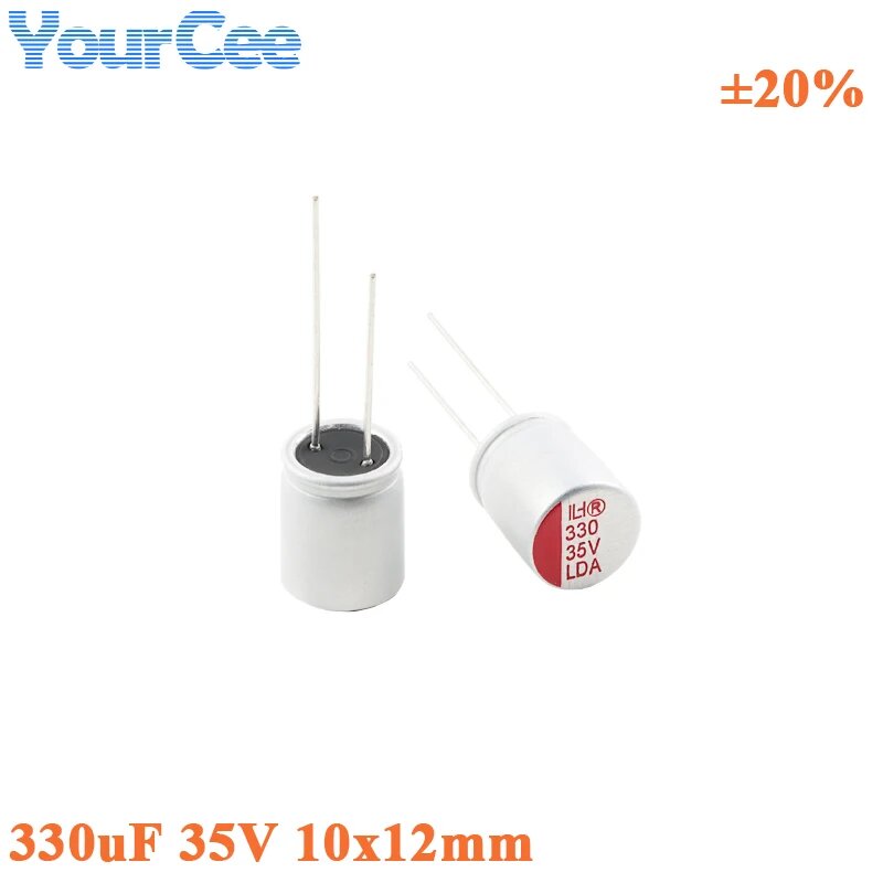 Электролитические конденсаторы 330uF 35V 10x12mm (20шт)