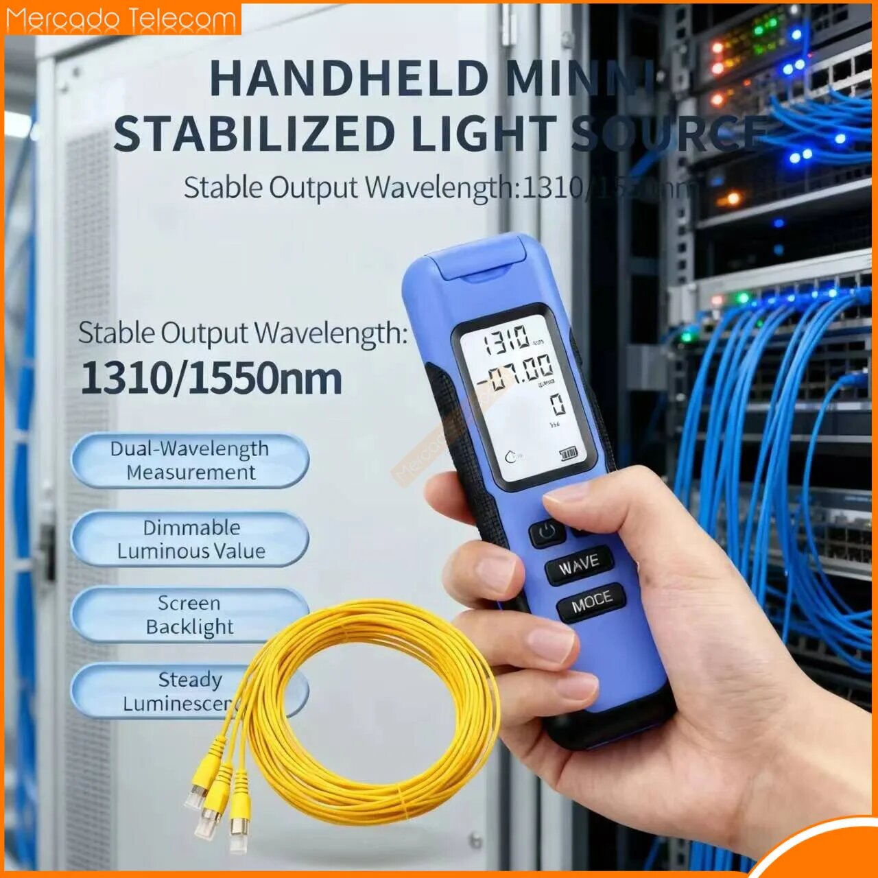 CAILI W2S Ручной источник оптического света 1310/1550 нм