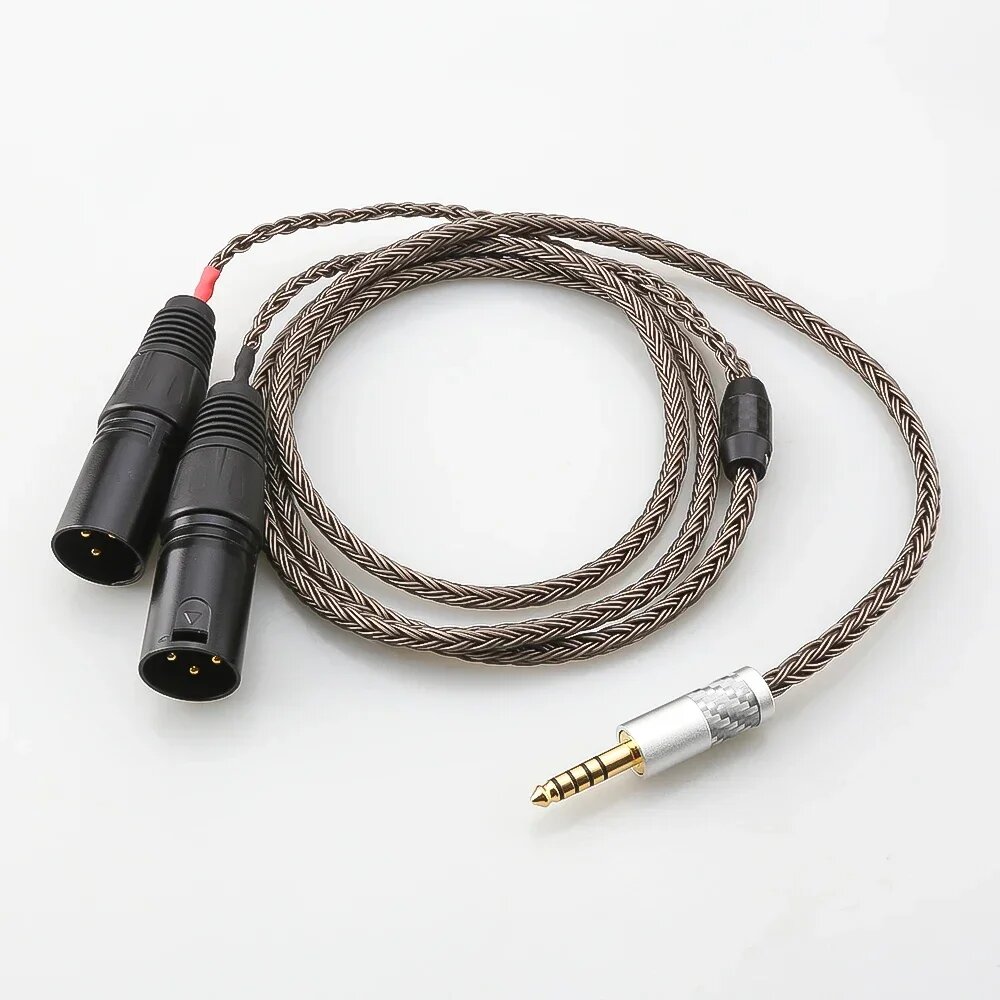 Audiocrast Сбалансированный аудиокабель 4,4 мм на 2 XLR 0,75 м