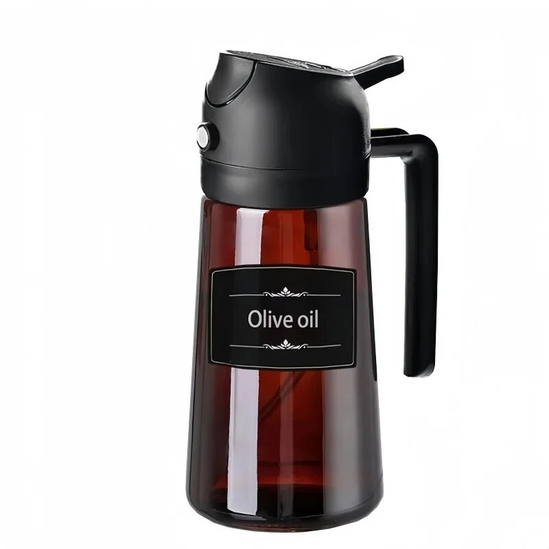 Стекловый распылитель для масла 2-в-1 16oz 1pc black