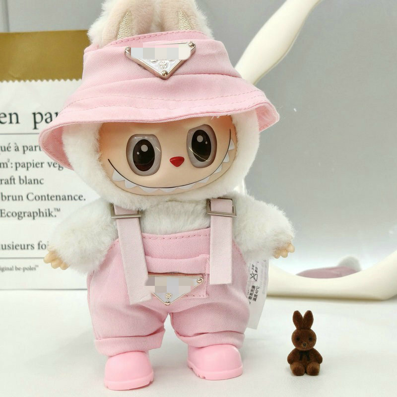 Одежда для кукол Лабубу Labubu 17 см Милая повседневная одежда Платье Игрушки Цвет：LBB06 (Только одежда для кукол)
