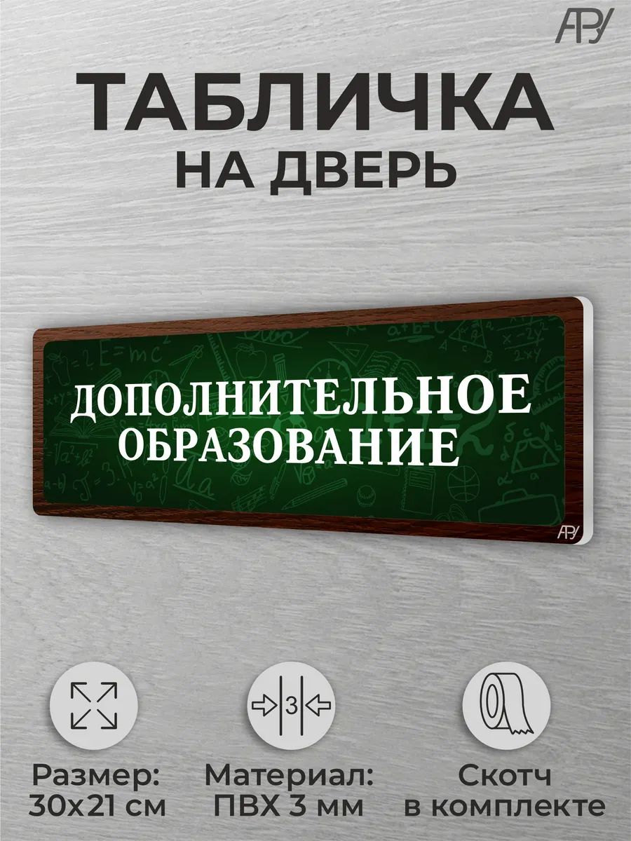 Школьная табличка на дверь класса и кабинета Класс баяна