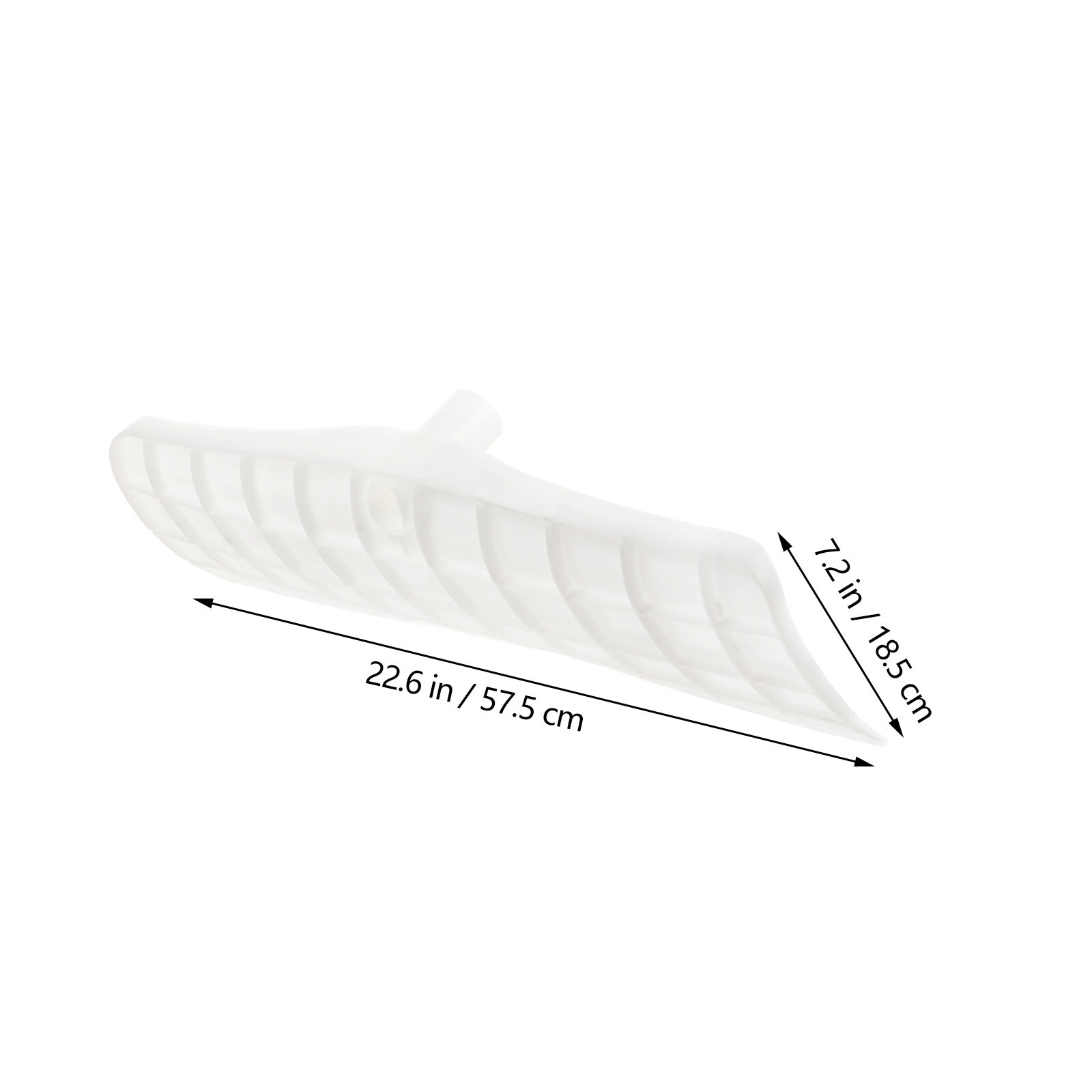 Сnow Shovel Из Термостойкого Пластика Белый 57 5X18 5Cm Длинная Ручка Для Уборки Снега