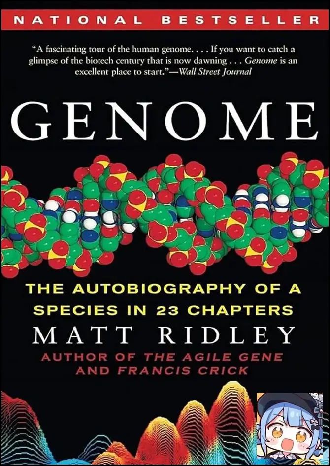 Genome by Matt Ridley, Human Genetics Popular Science Paperback