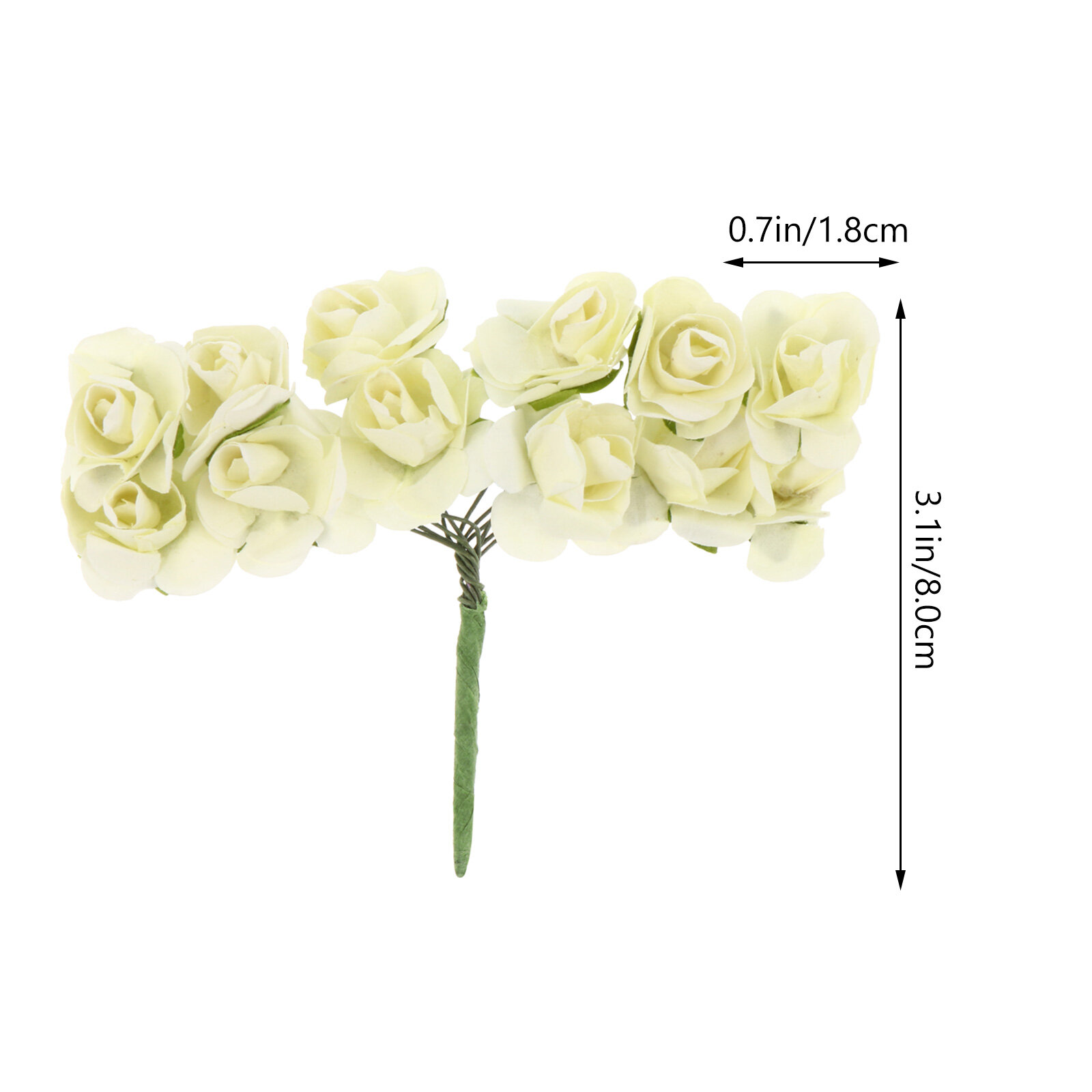 144 Штуки Искусственные Бумажные Цветы Розы Для Декора Букета 1 8X8Cm