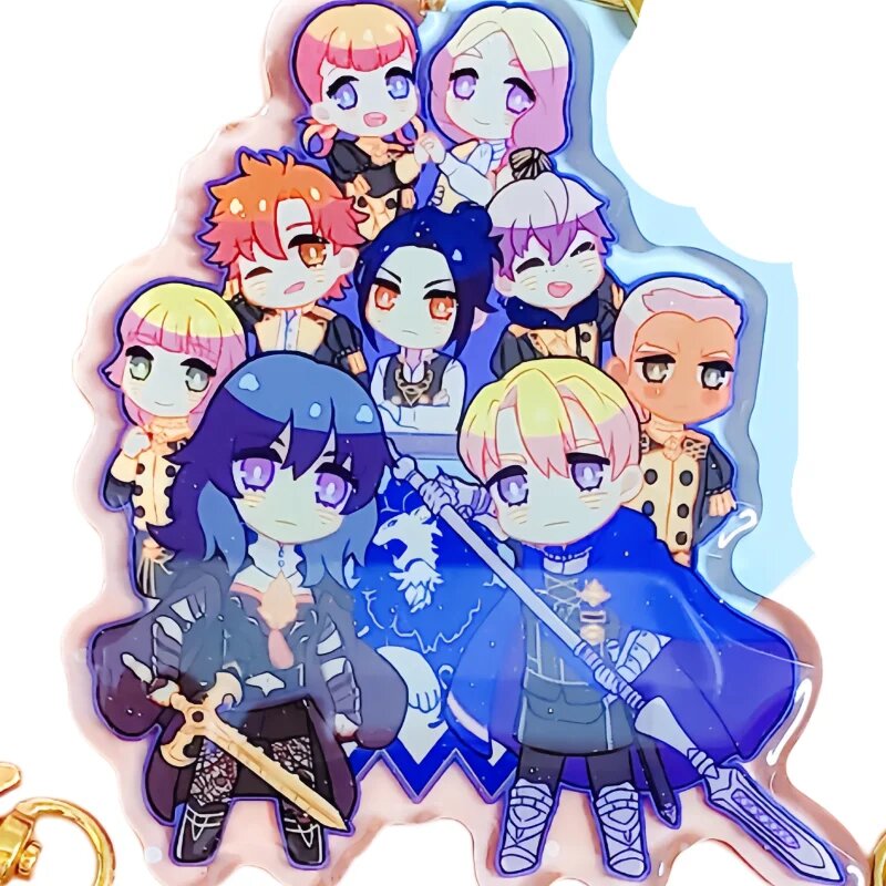 Акриловый брелок Fire Emblem Three Houses Bandai Blue Lions