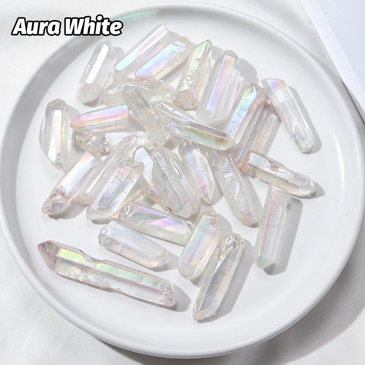 Кристалл кварц Runyangshi для дома Aura White