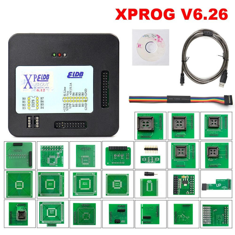 Программатор ECU Xprog V6.26 FW5.9 XPROG-M с USB-ключом/Инструменты для диагностики автомобилей